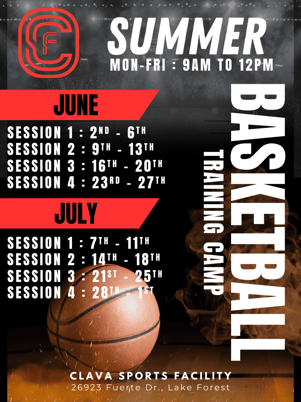 Summer Basketball Training Camp - Clava Sports